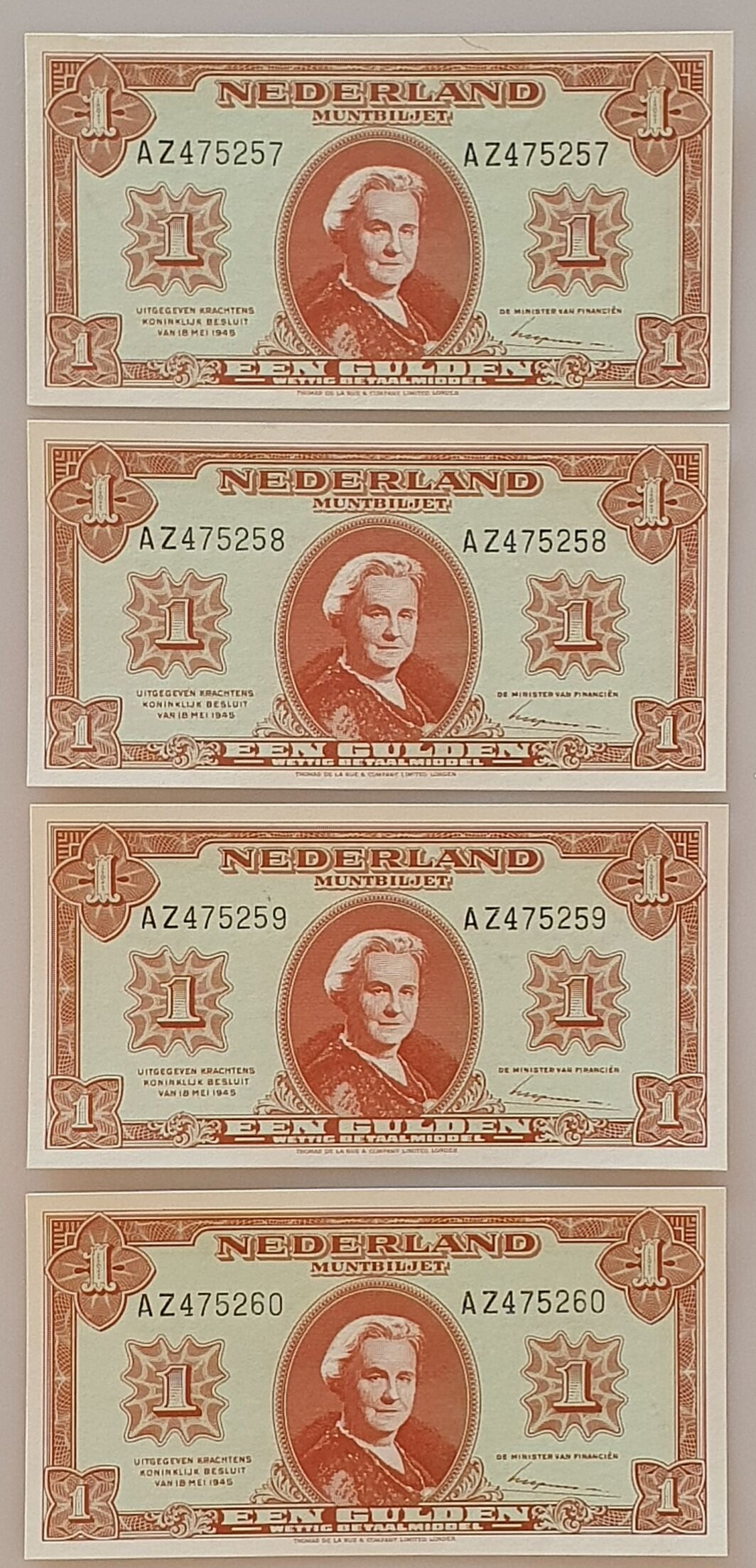 Stamp Auction - Netherlands paper money - Auction 256 - Day 2 Foreign ...